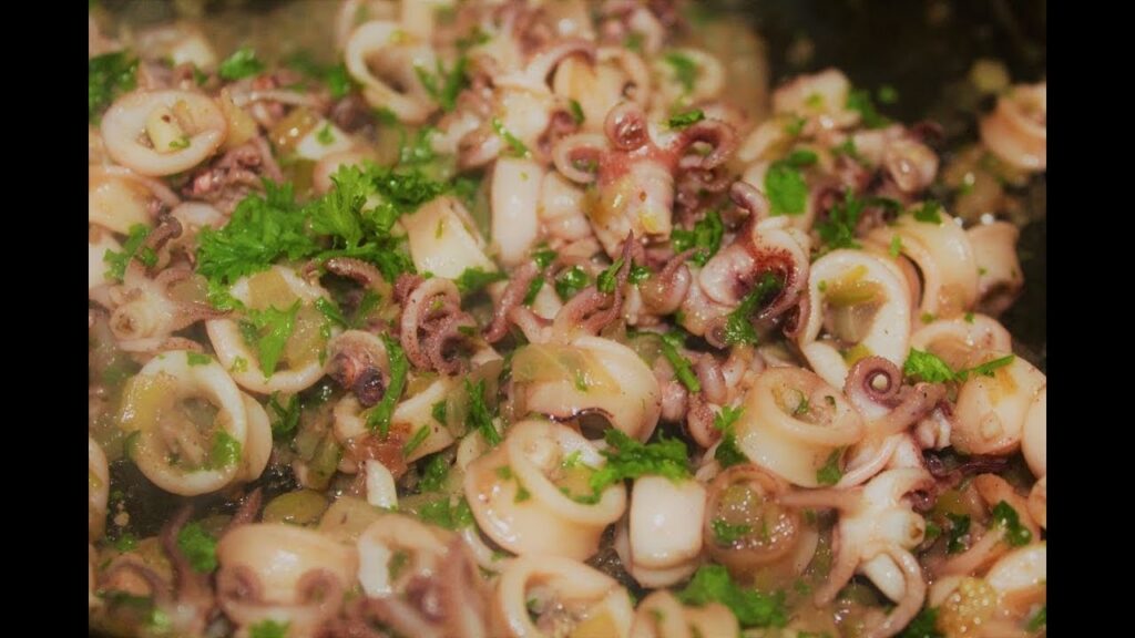 Receta Fácil de Calamares al Ajillo