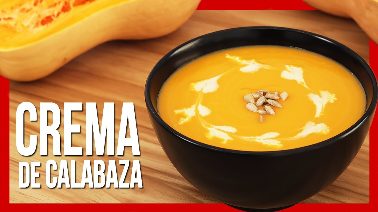 Deliciosa receta de crema de calabaza