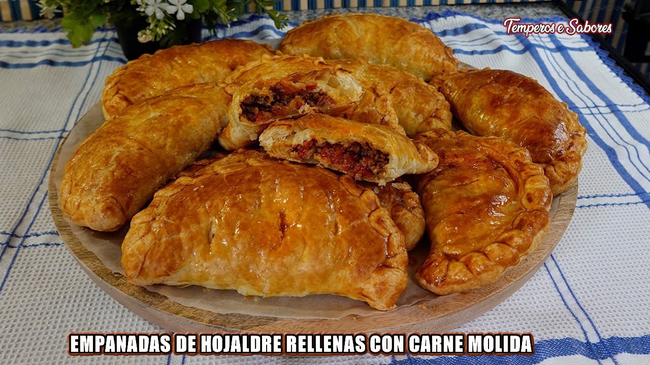 Deliciosa empanada de carne y hojaldre: receta paso a paso