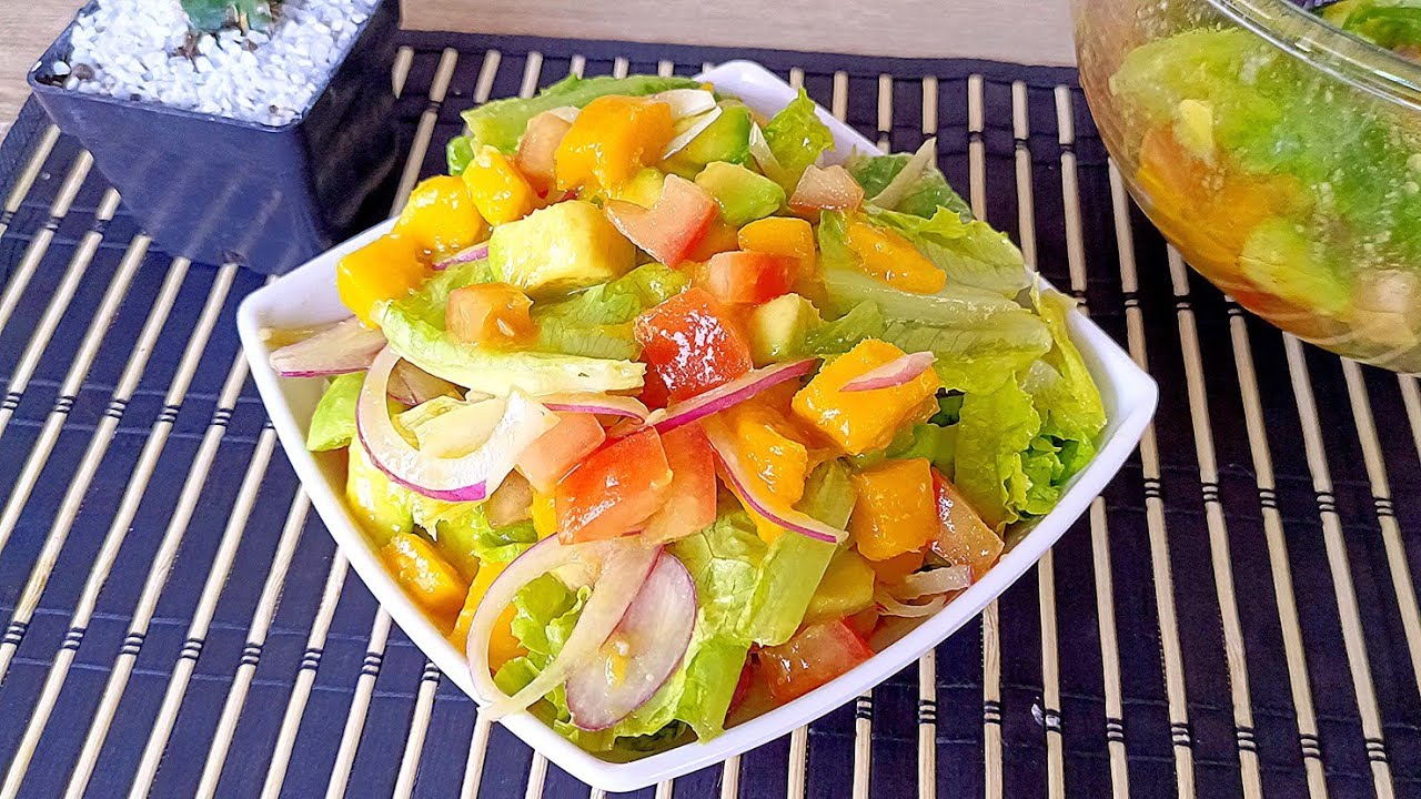 Deliciosa Ensalada Tropical de Aguacate y Mango