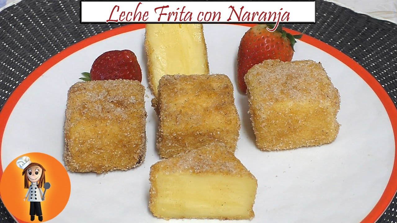 ¡Disfruta de la leche frita de naranja! ¡Deliciosa receta!