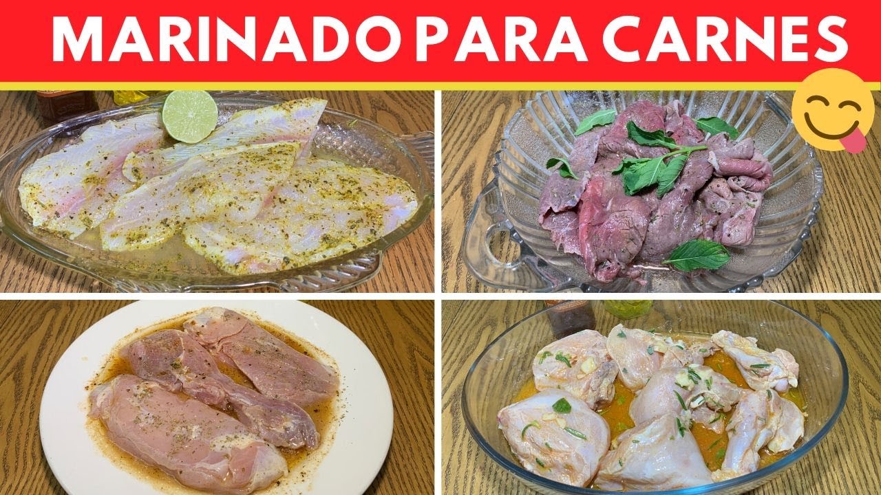 Recetas de Marinada para Cerdo y Pollo