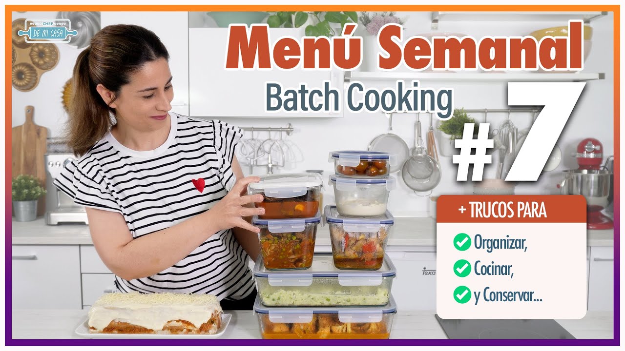 ¡Menú de Batch Cooking de Marzo! ¡Listo para Preparar y Congelar!