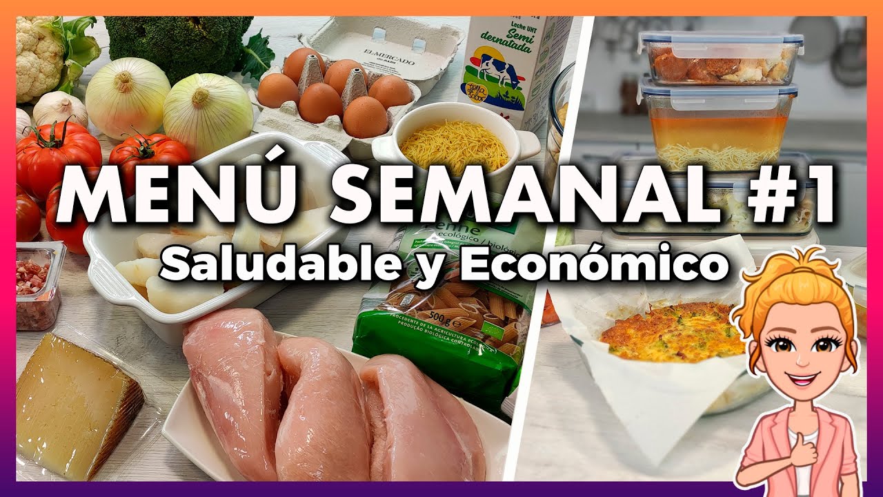 Menú semanal de 54 comidas saludables: ¡Mantente sano!