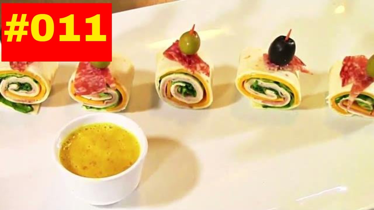 Deliciosos Mini Wraps para Aperitivos - ¡Una Delicia para tu Paladar!