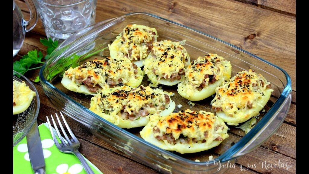 Deliciosas Patatas Rellenas Gratinadas - Una Receta Fácil y Deliciosa