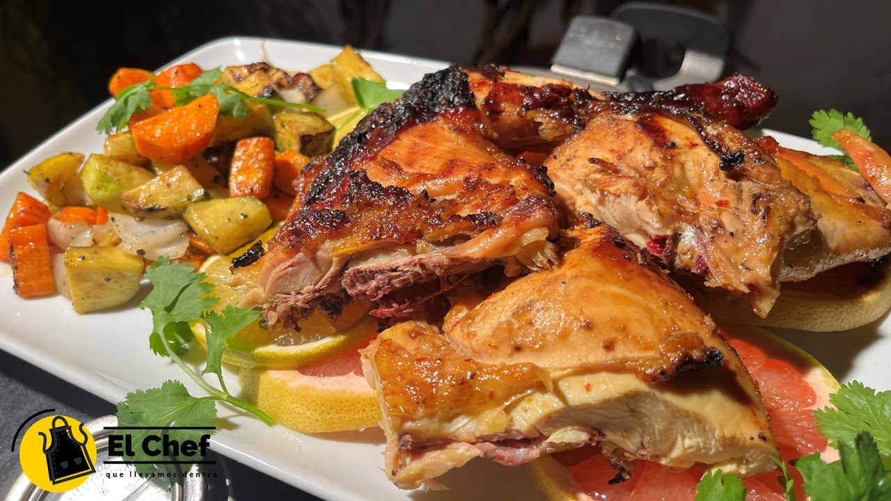 Cocina Fácil: Pollo Asado con Naranja