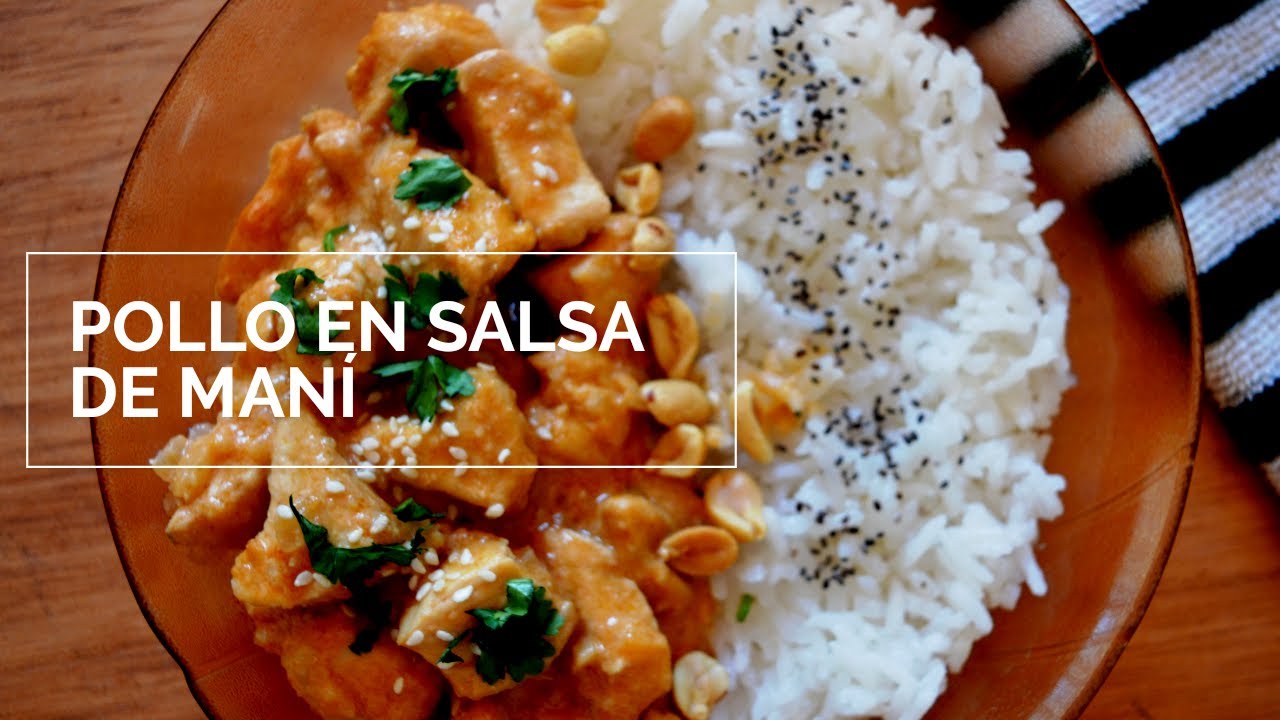 Receta de Pollo en Salsa de Maní - ¡Fácil y Delicioso!