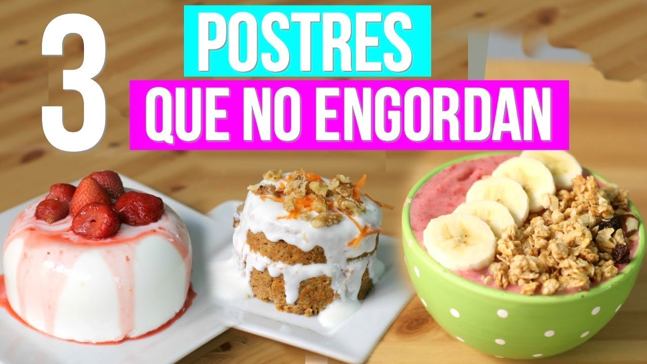 100 Postres Saludables para Mejorar tu Salud